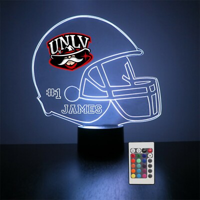 UNLV Rebels Personalized Light, NCAA College Football LED Sports Fan ...