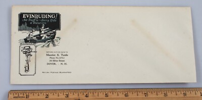 Vintage Evinrude Boat Motors Evinruding Envelope Every Ride a Vacation ...