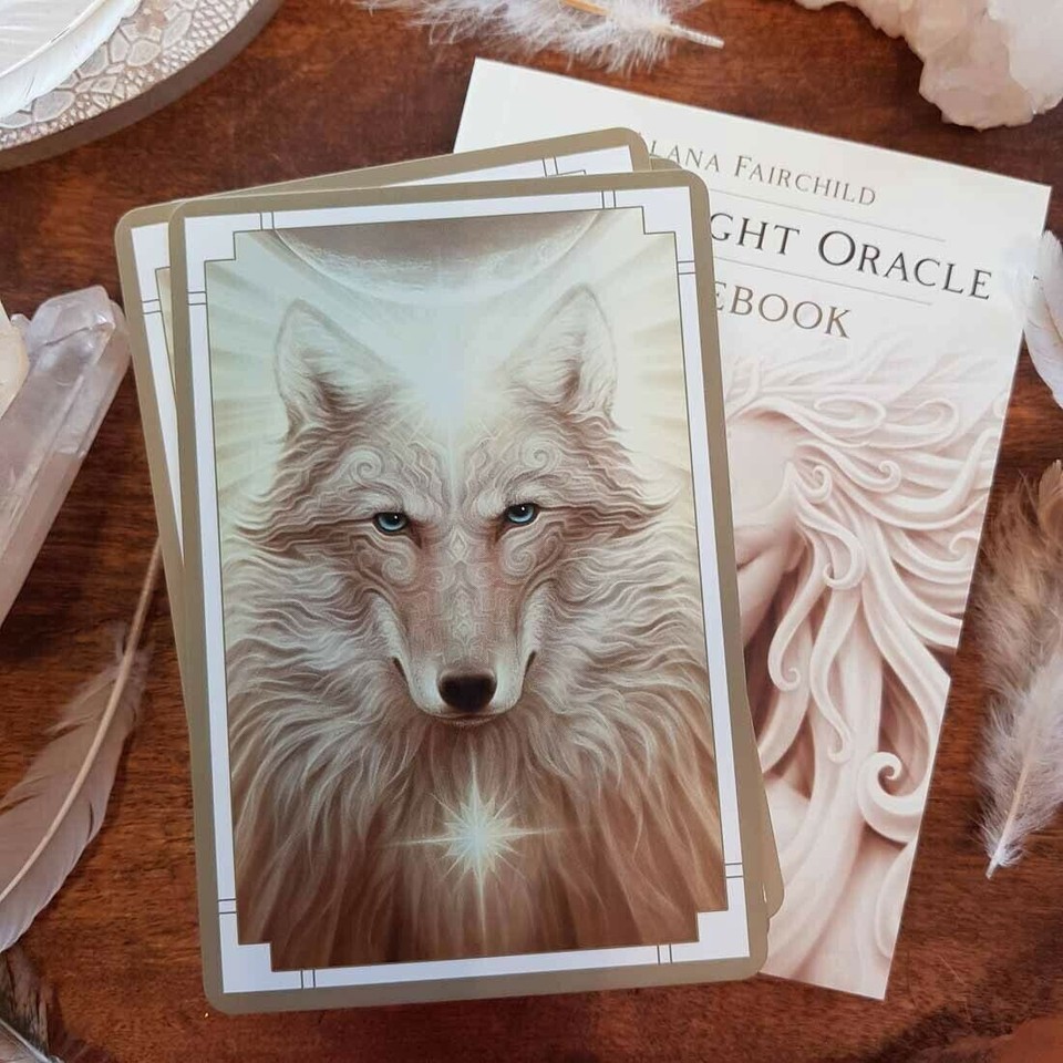 White Light Oracle: Magical Tarot Deck Card Divination English Family ...