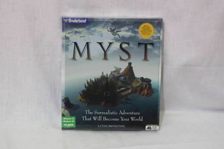 New MYST Computer Game By Broderbund/A Cyan Production CD ROM; 1996 (S6 ...
