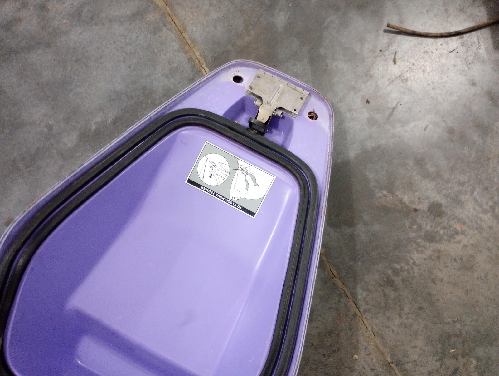 1992 92 Seadoo Sea Doo 587 GTS Jetski Pwc Front Purple Hood Cover | eBay