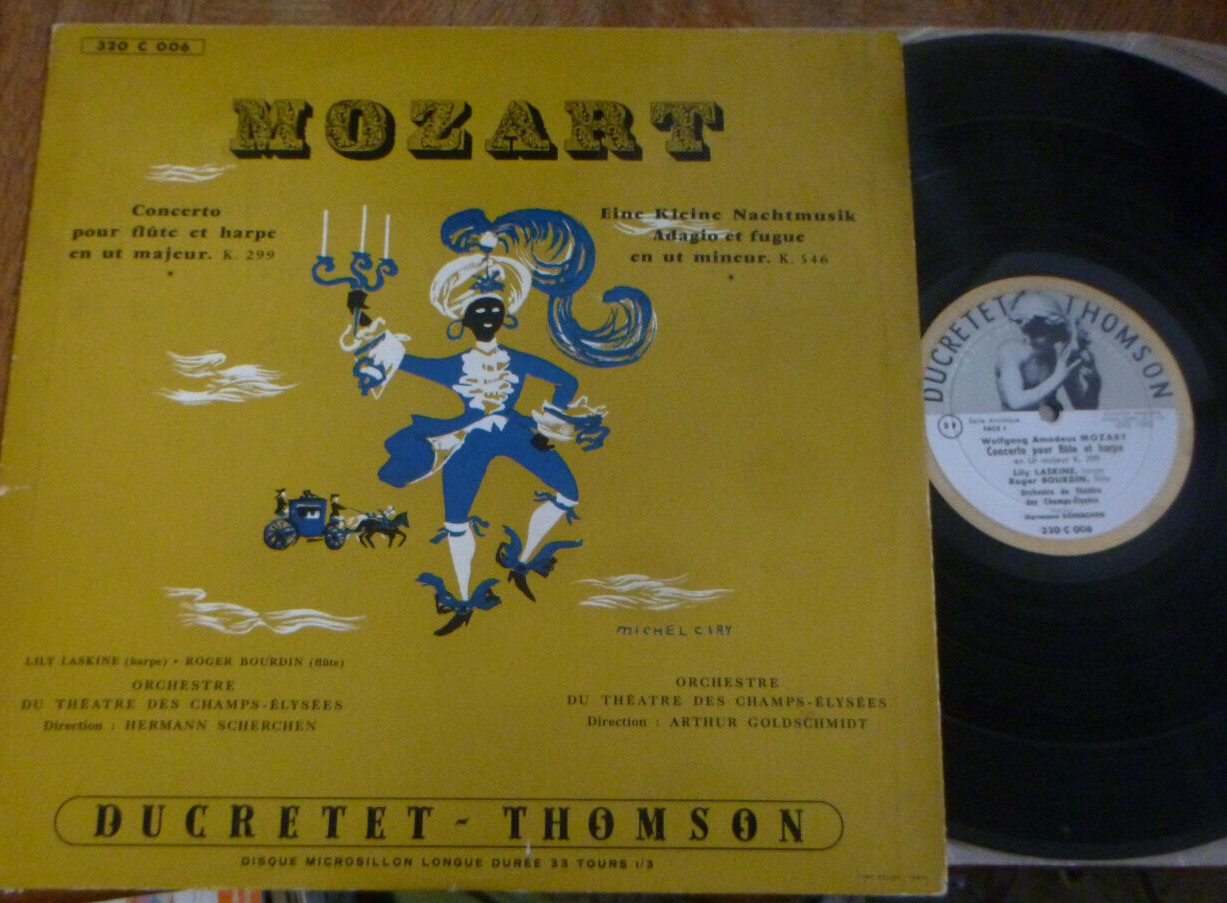 LASKINE - BOURDIN - SCHERCHEN - GOLDSCHMIDT / MOZART / DUCRETET-THOMSON ...