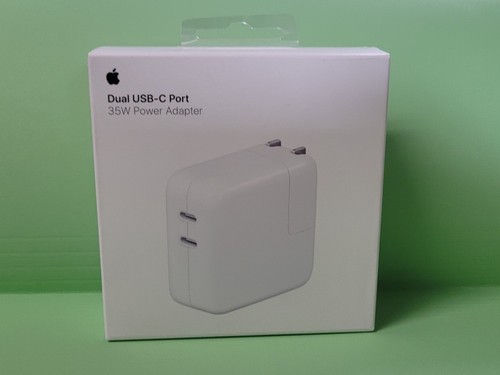Original Apple MacBook Dual USB-C Charger 35W/140W capability MNWP3AM/A ...