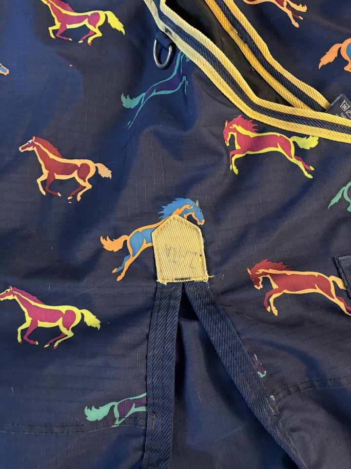 6ft 3 “ Shires highlander Original No Fill Turnout Rug Good Condition ...