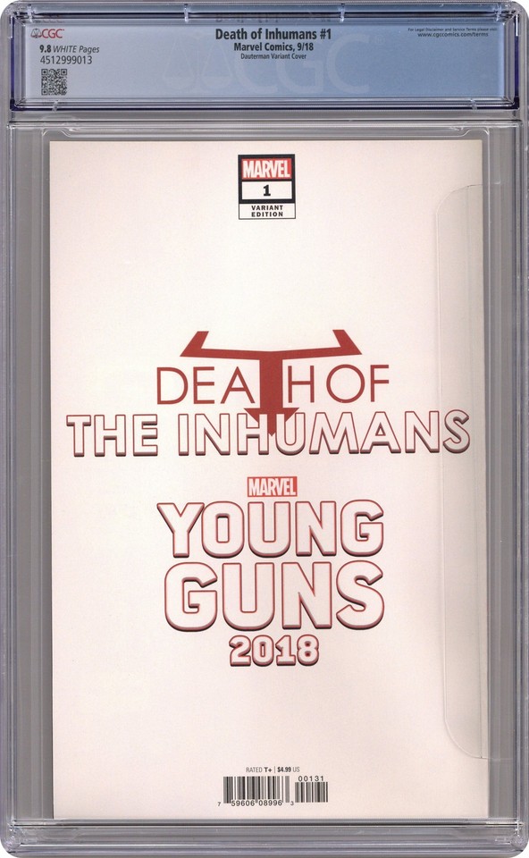Death of the Inhumans 1D CGC 9.8 2018 4512999013 | eBay
