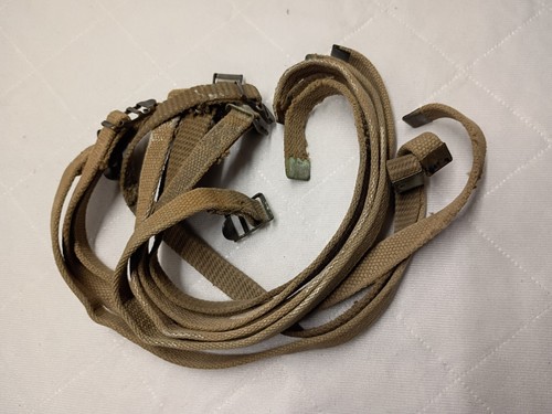 WWII WW2 USMC Marine Corps Depot Made 782 Bedroll Pack Straps | eBay