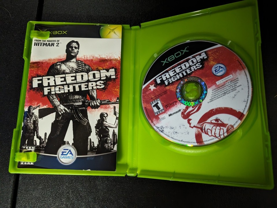 Freedom Fighters Xbox Complete With Manual CIB Disk Tested Working ...