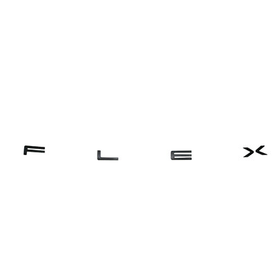 2013-2019 Ford Flex Black Hood Letters Emblem | DA8Z16606B | Genuine ...