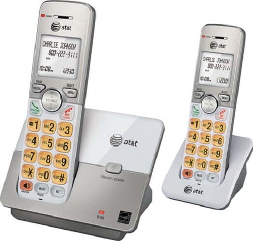 AT&T Home Phones DECT 6.0 Expandable Cordless Phone System - Silver ...