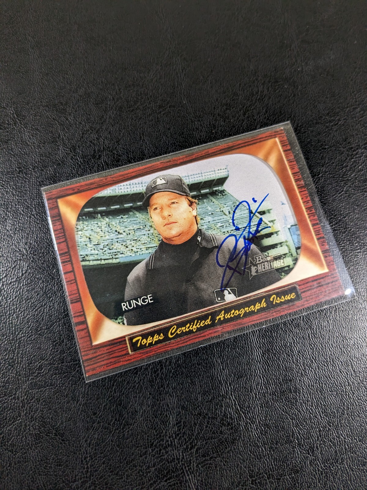 2004 Bowman Heritage Signs of Authority Brian Runge Auto #SA-BR MLB ...