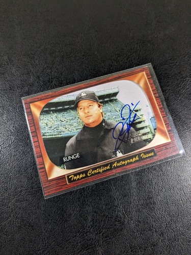 2004 Bowman Heritage Signs of Authority Brian Runge Auto #SA-BR MLB ...