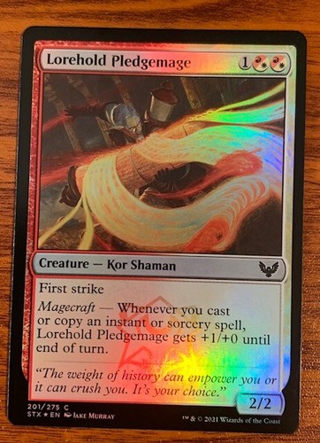 2021 Wizards of the Coast Strixhaven School of Mages Foil Lorehold ...