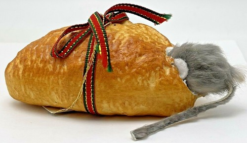 Vintage Original Fur Mouse Christmas Bread No Creature Stirring | eBay