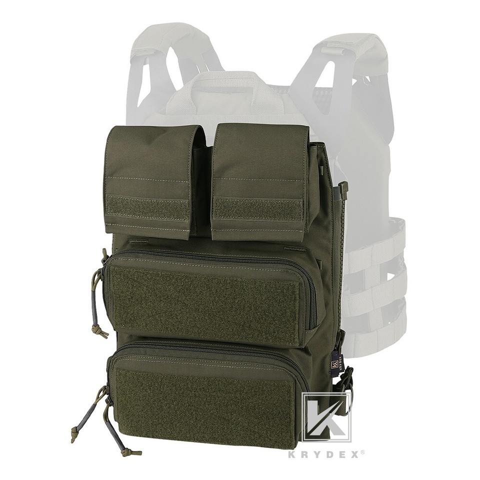 KRYDEX Tactical V2.0 Zip-on Backpack Zip Pack Green for CPC JPC2.0 ...