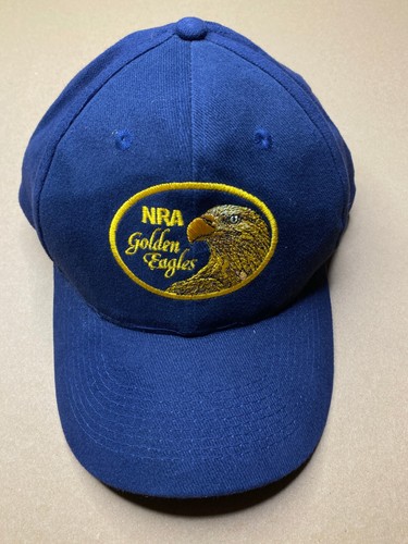 NRA GOLDEN EAGLES Adjustable Baseball Cap Hat Strapback Rifle ...