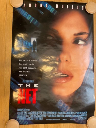 40 X 27 MOVIE POSTER SANDRA BULLOCK THE NET | eBay