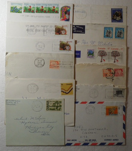 STAMPMART : CANADA 12 DIFF STAMPS TIDE COMMERCIAL COVER USED TO USA | eBay