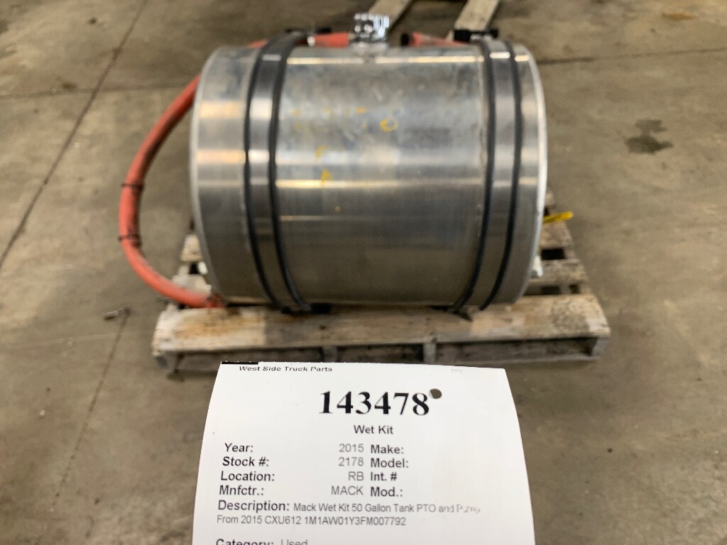Mack Wet Kit 50 Gallon Tank Chelsea PTO 329860-12X and Pump From 2015 ...