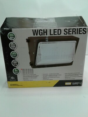 HUBBELL LIGHTING - OUTDOOR WGH-110L-4K-U-M LED Wall Pack | eBay