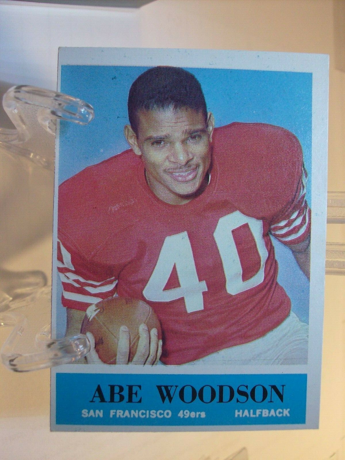 1964 Philadelphia Football #166 - Abe Woodson - San Francisco 49ers 64 ...
