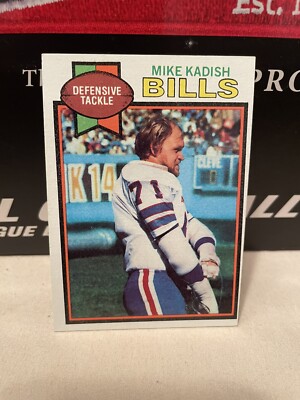 1979 Topps Football Card Mike Kadish #87 EX/NM Combined Shipping | eBay
