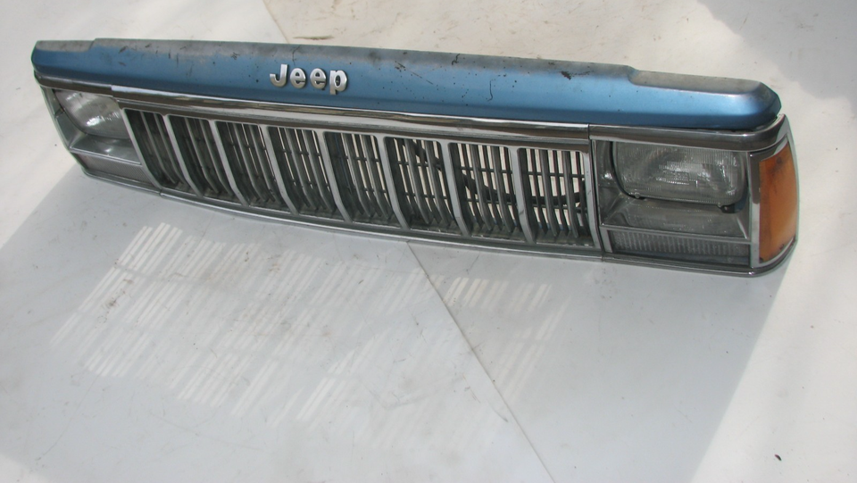 Jeep Cherokee XJ 84-96 OEM Blue Grille Grill Front Header Panel FREE ...