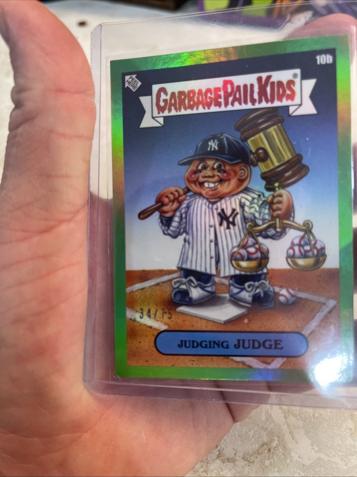 GPK x MLB Garbage Pail Kids 2023 Series 3 Avenging Aaron Judge /75 | eBay