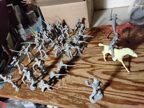 1962 Marx Civil War CONFEDERATE REBELS lot Blue & Gray Playset | eBay