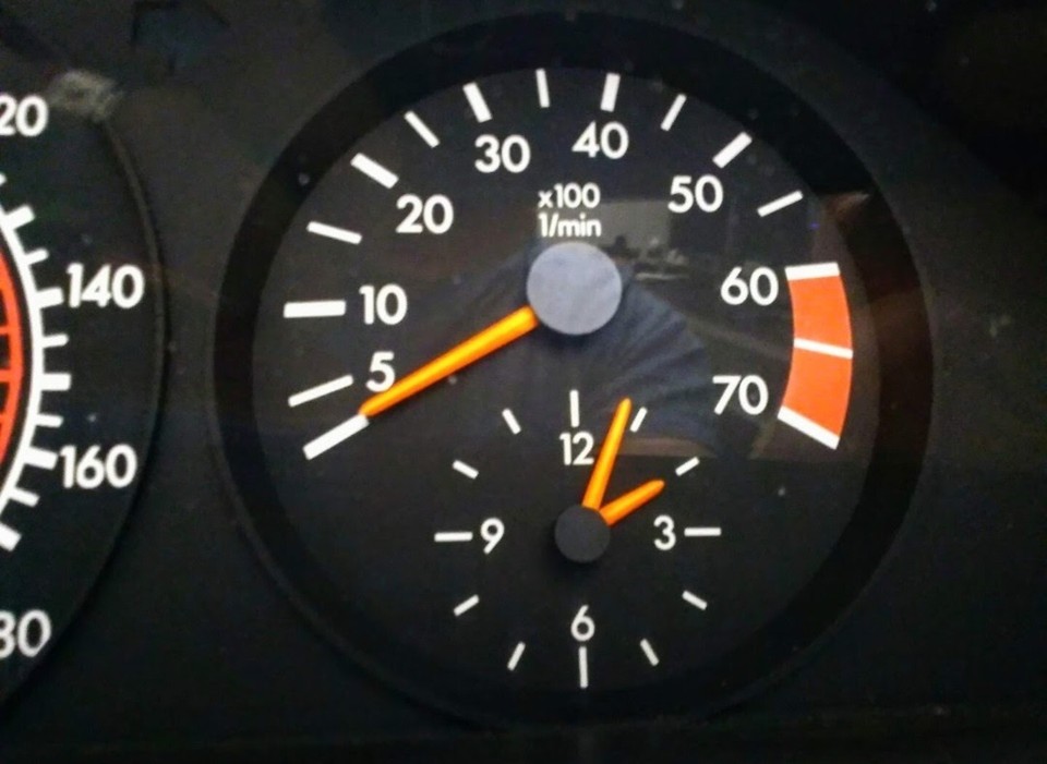 Mercedes W126 560SEC 560SEL 190MPH AMG speedometer cluster | eBay