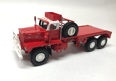 HO 1/87 Pacific P12W "Roughneck" - Red colour - Ready Made Resin Model ...