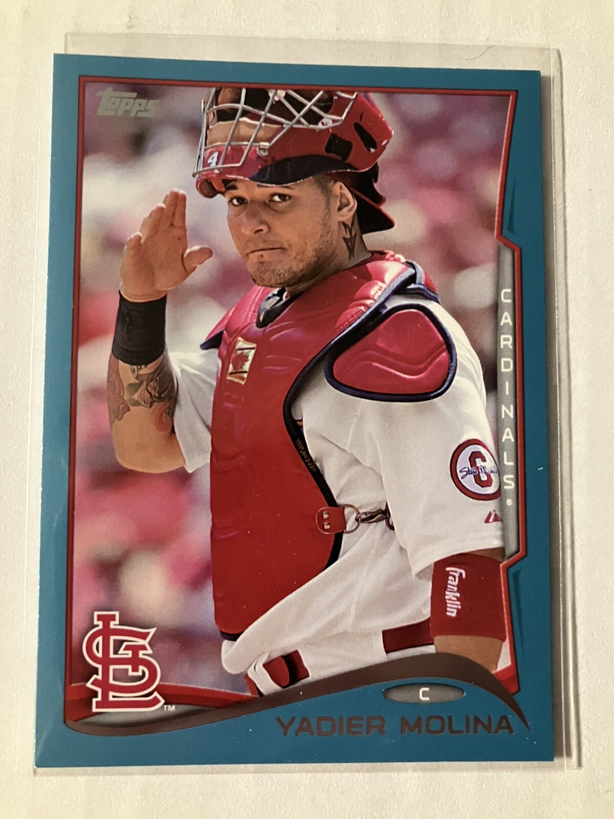 2014 Topps Wal-Mart Blue Yadier Molina #57 | eBay