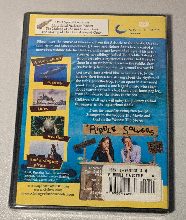 The Riddle Solvers: The Riddle in a Bottle (DVD, 2008, Sisbro Studios ...
