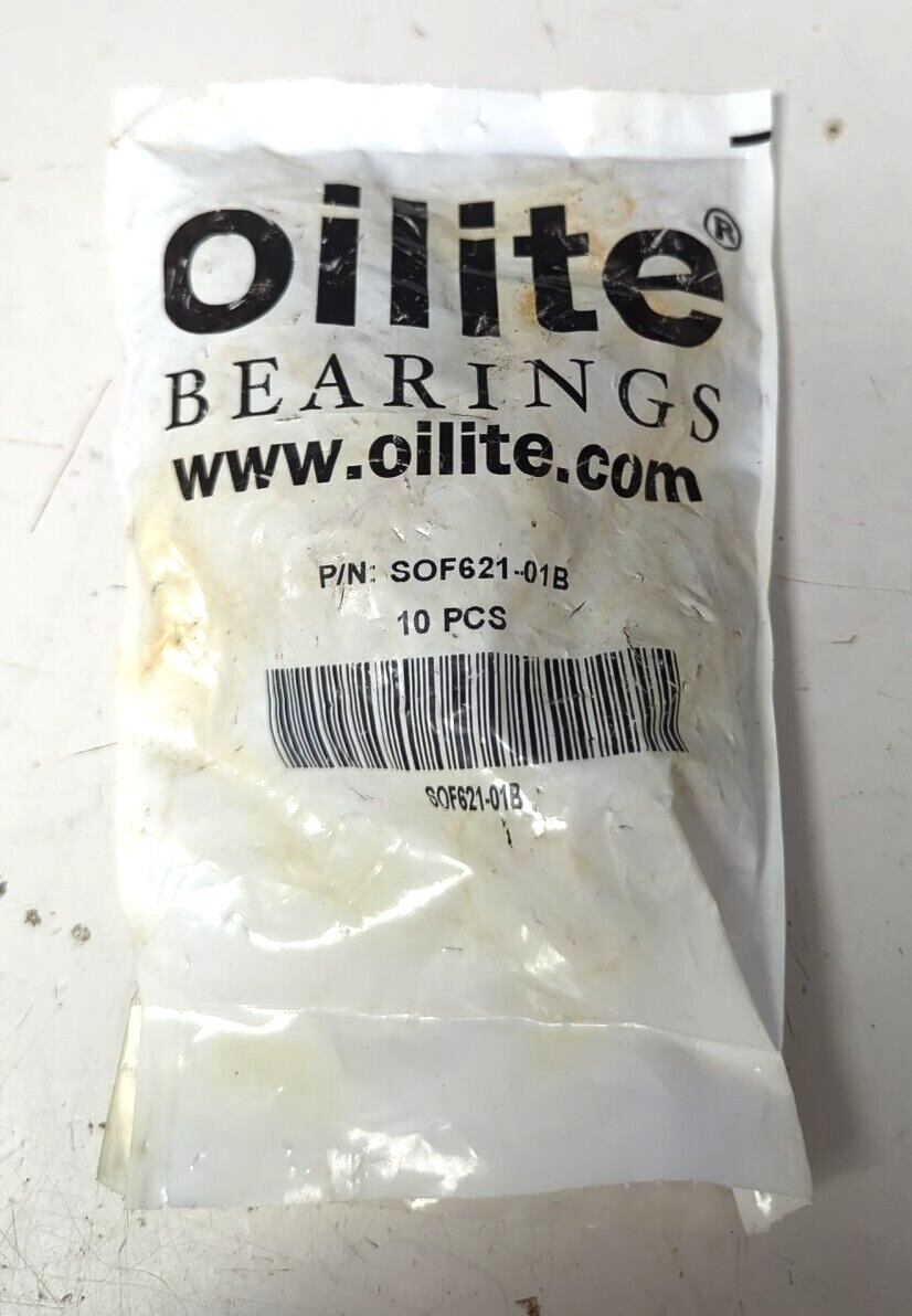 Oilite Bearings S0F621-01B Bag of 10 1/2 x3/4 x 1/2 x 1 x 1/8 | eBay