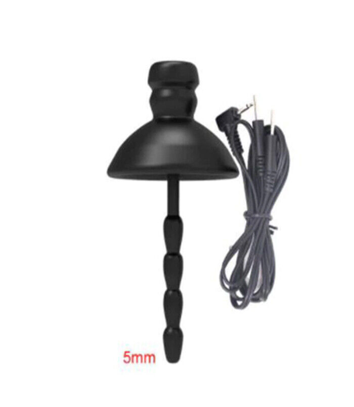 Electrical shock Urethral Sounding Plug Dilators Silicone Stick E-stim ...