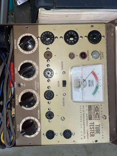 36-540 tube tester g c eletronics textron crt reactivator Untested | eBay