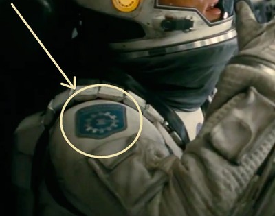 MOVIE PROP INTERSTELLAR NASA INSIGNIA ENDURANCE SPACE EXPLORATION ...