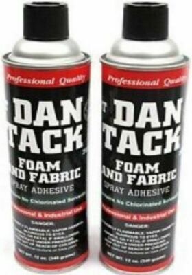 Dan Tack Spray Adhesive 12.00oz Professional Industrial Strength 2 CANS ...