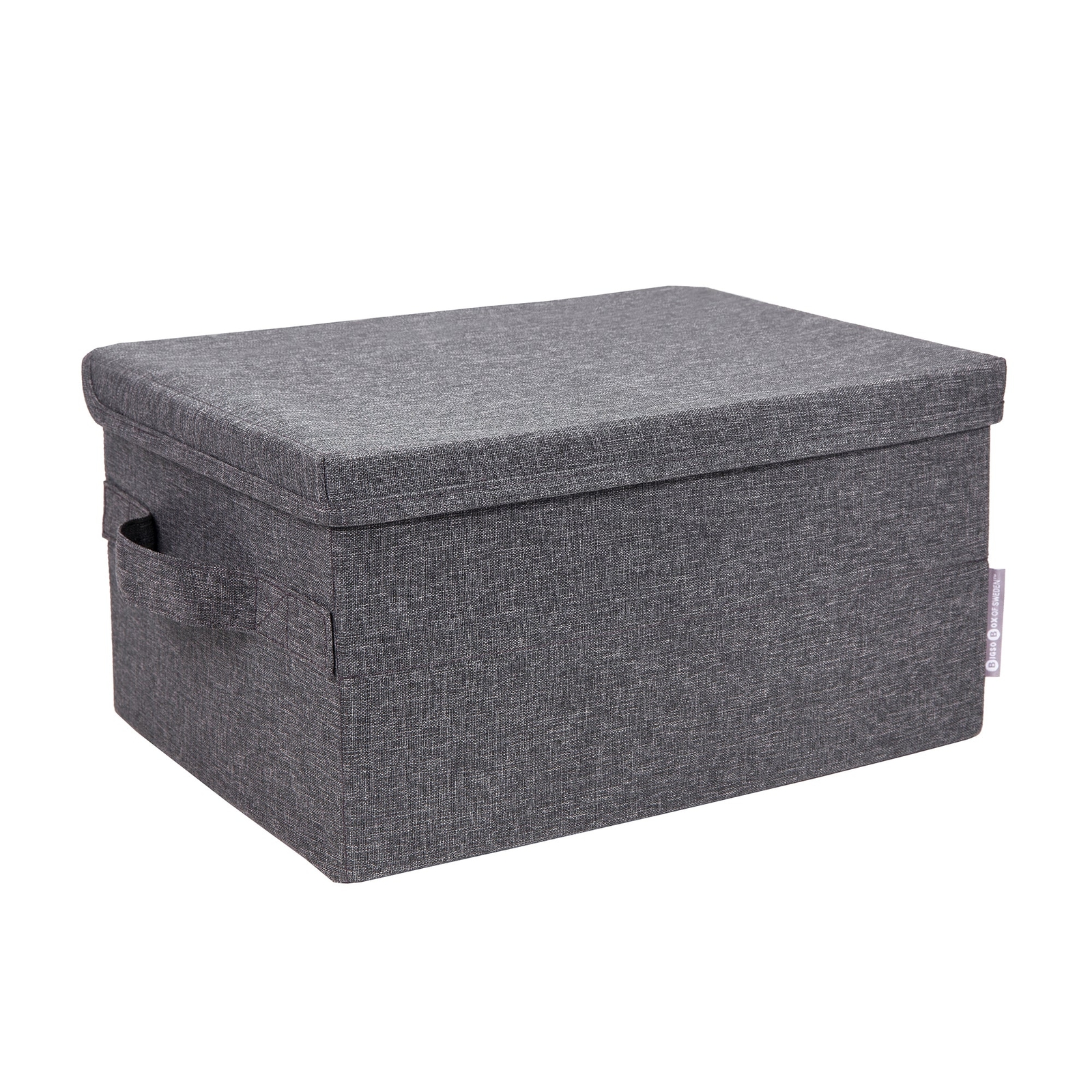 Bigso Soft Foldable Polyester Storage Box with Lid | Medium | Blue | eBay