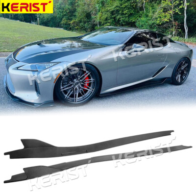Carbon fiber Side Skirts Spoiler For 2017-2023 Lexus LC500 LC500H 2018 ...