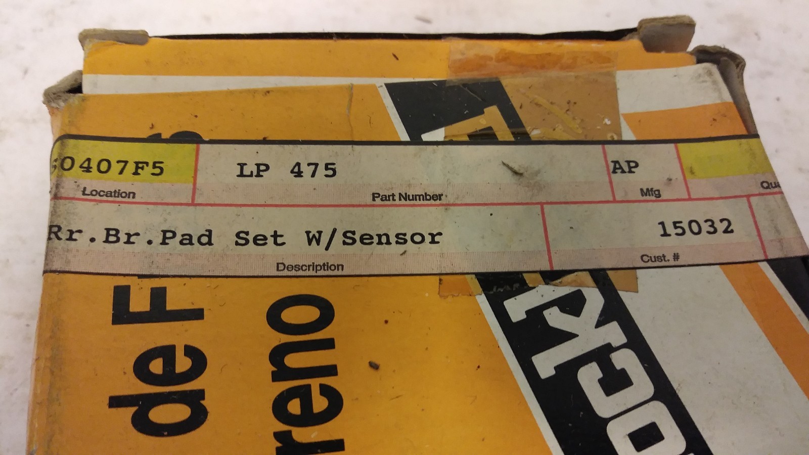 AP Lockheed Delphi Disc Brake Pad Set for Land Rover LP475 | eBay