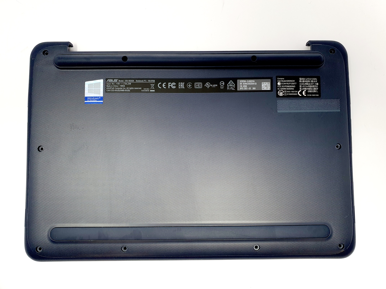 Genuine ASUS W201N Base Bottom Case Plastics P/N 3DXKHBAJN20 Grade C ...