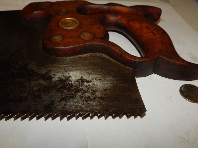 DISSTON PHILADA 28" rip; D8 thumbhole, wide, 5 1/2 ppi. | eBay