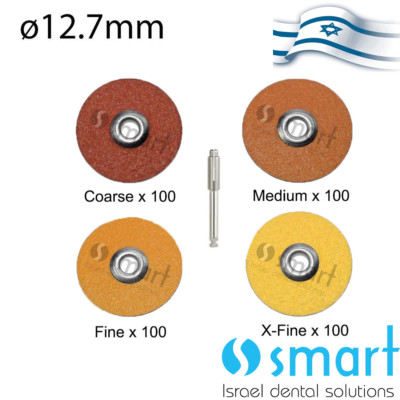 Dental Flex Composite finishing polishing disc soft type 12.7 m 400 pcs ...