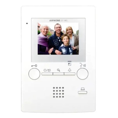 Aiphone GT Series 4 wire Intercom monitor, 3.5 inch White Screen, APHGT ...