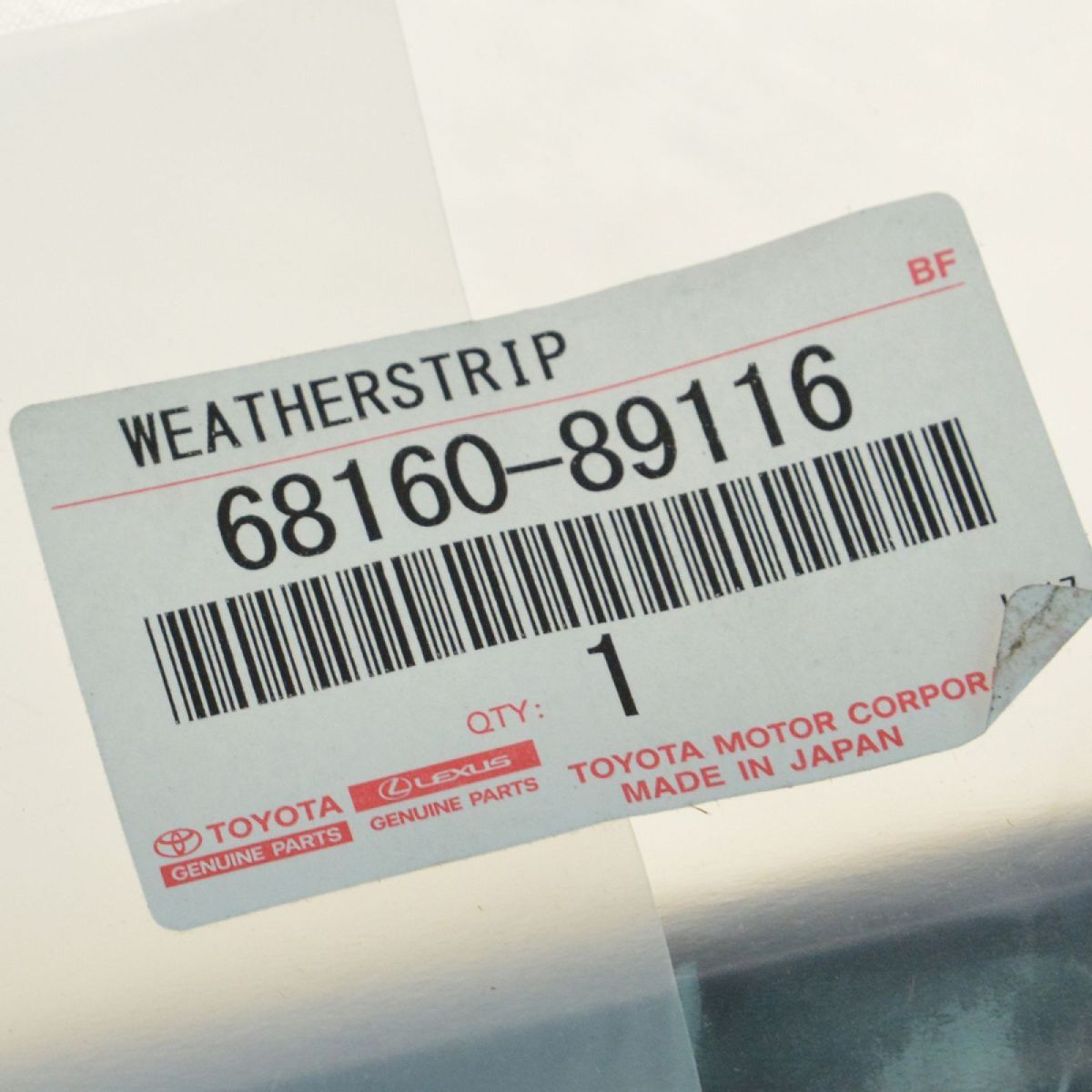 OEM 68160-89116 Window Sweep Felt Weatherstrip LH RH for Toyota Pickup ...