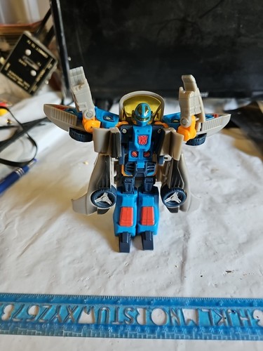 Transformers Blurr Armada 2002 Super-Cons Autobot Gray Race Car Takara ...