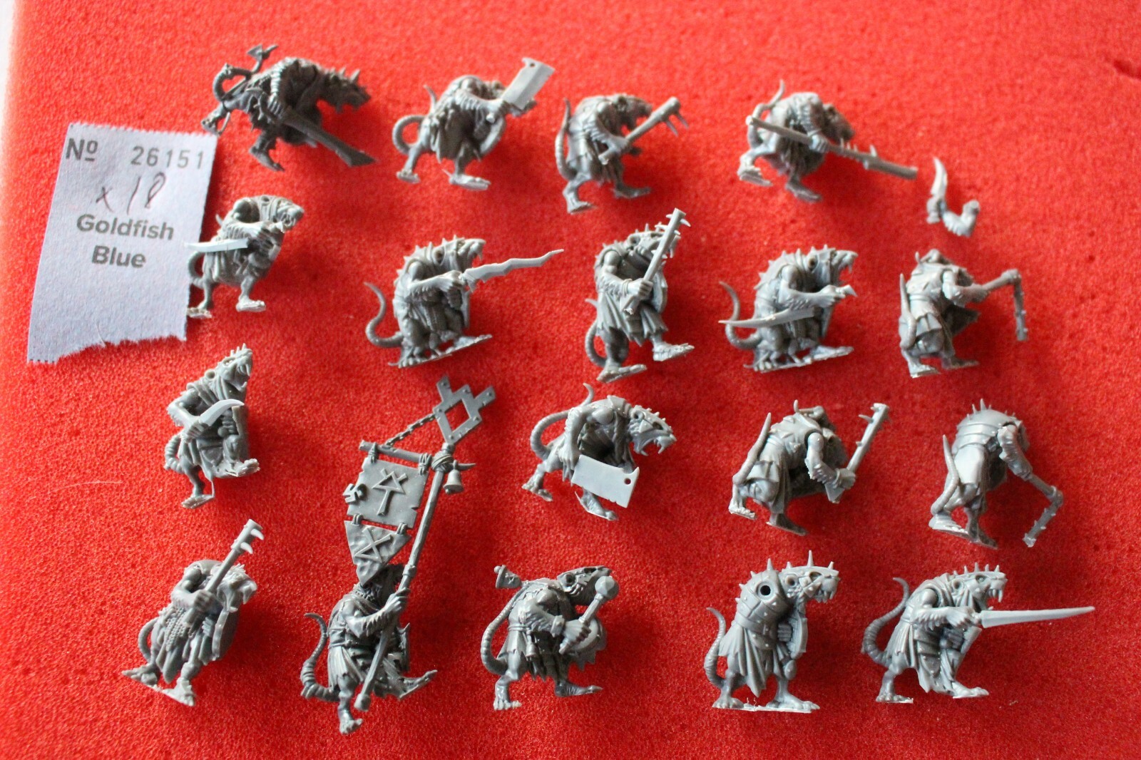 Games Workshop Warhammer Skaven Clan Rats Clanrats x18 Regiment Island ...