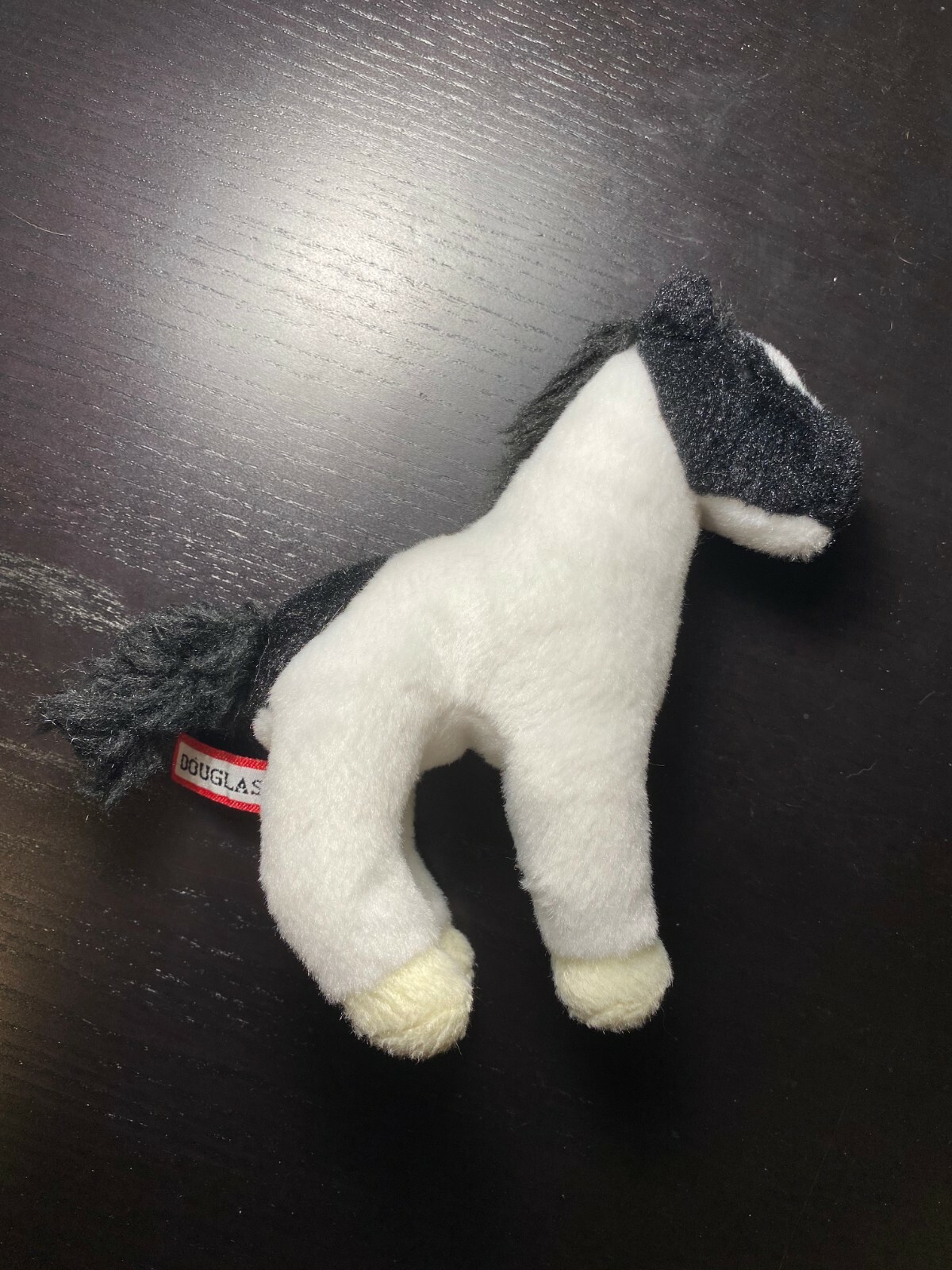 Douglas Cuddle Toy Black and White Horse Stuffed Plush 8" | eBay