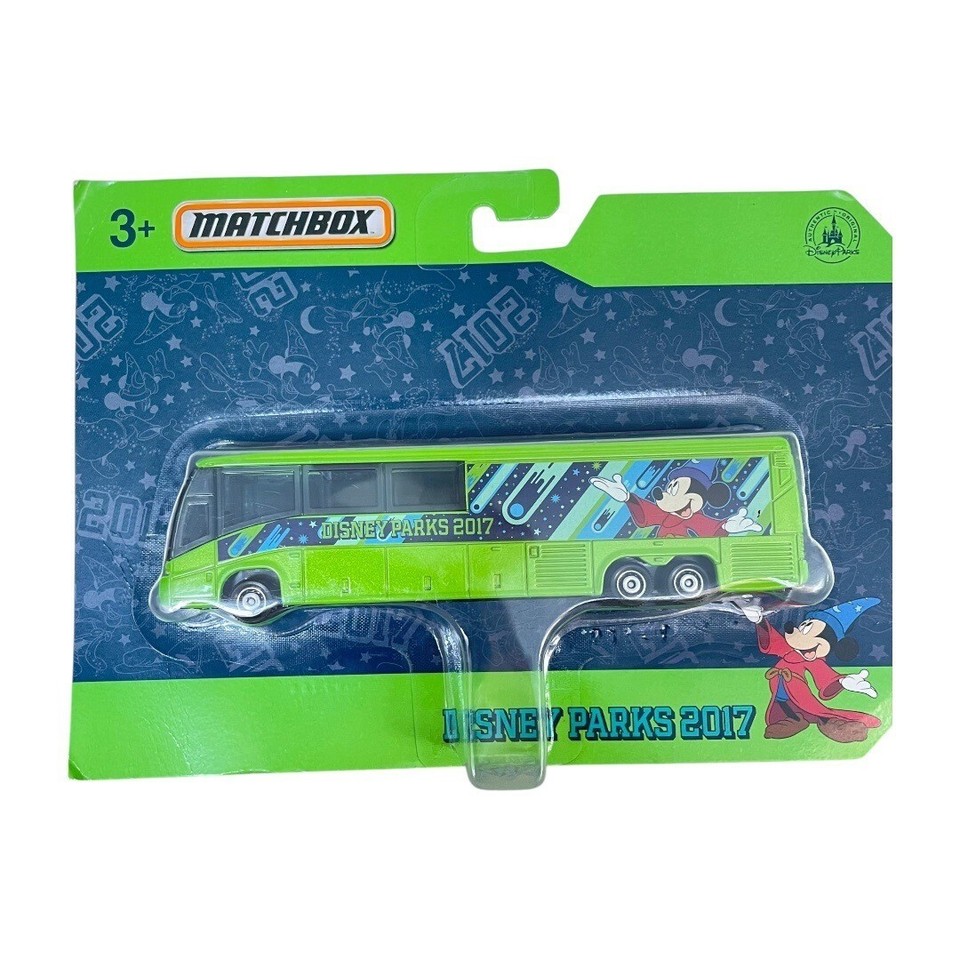 Disney Parks Matchbox 2017 Green Die Cast Sorcerer Mickey Mouse Bus | eBay