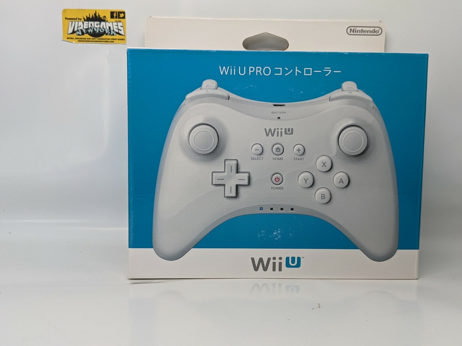 New Nintendo Wii U PRO controller WUP-A-RSKA White Japan Import OFFICIAL